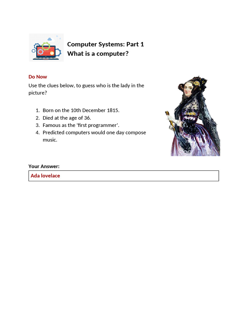Understanding Computer Systems Basics | PDF