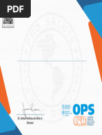 Certificado Dengue Ops | PDF