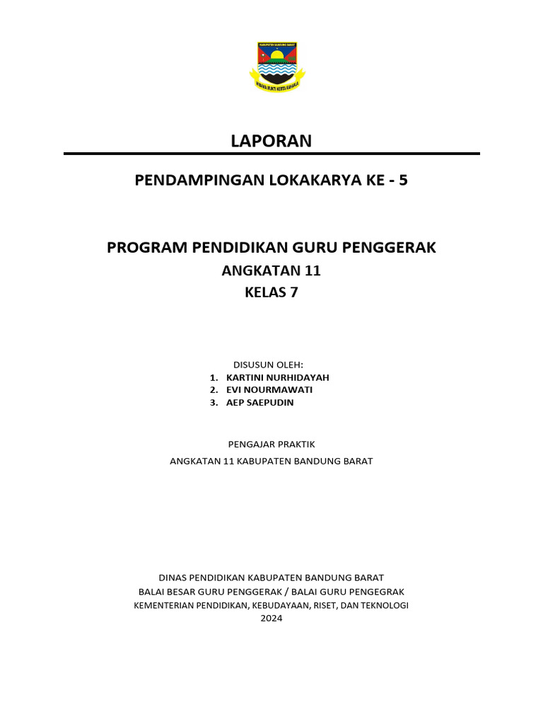 LAPORAN Lokakarya 5 PP Kartini Nurhidayah | PDF