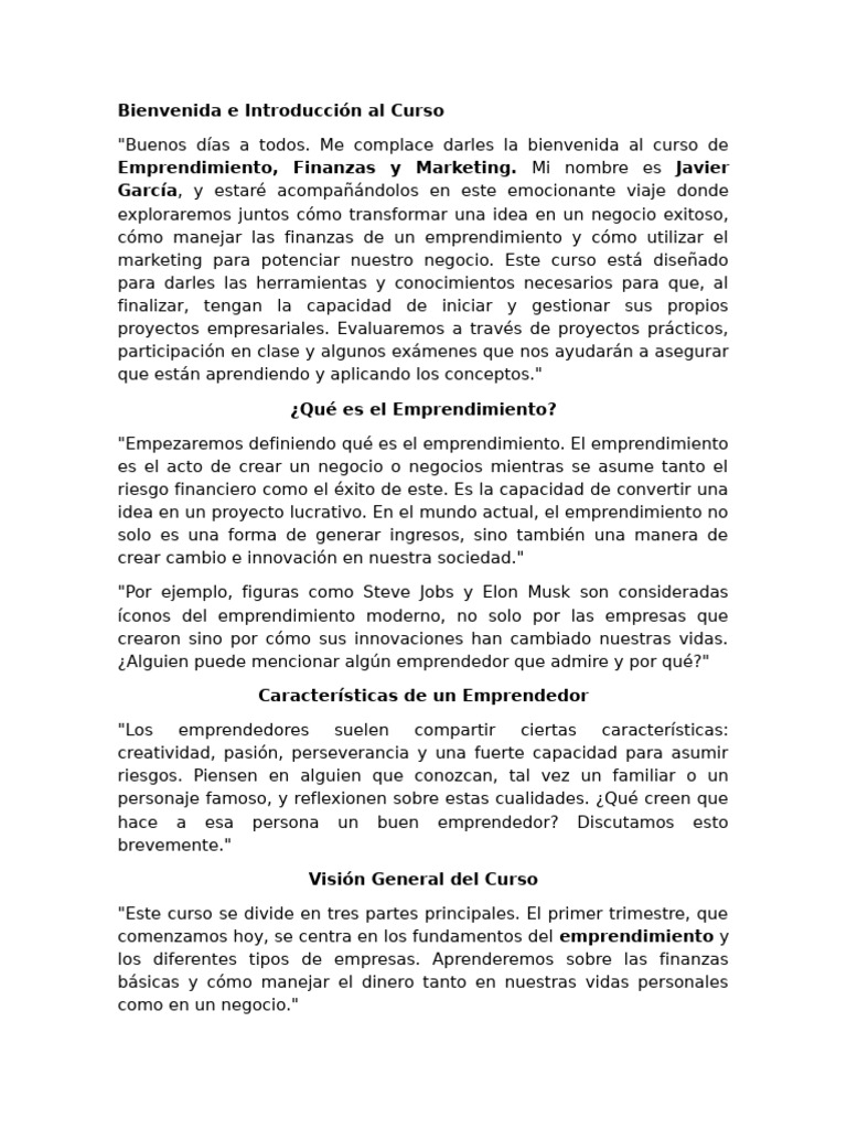 EMPRENDIMIENTO | PDF | Iniciativa empresarial | Negocios económicos