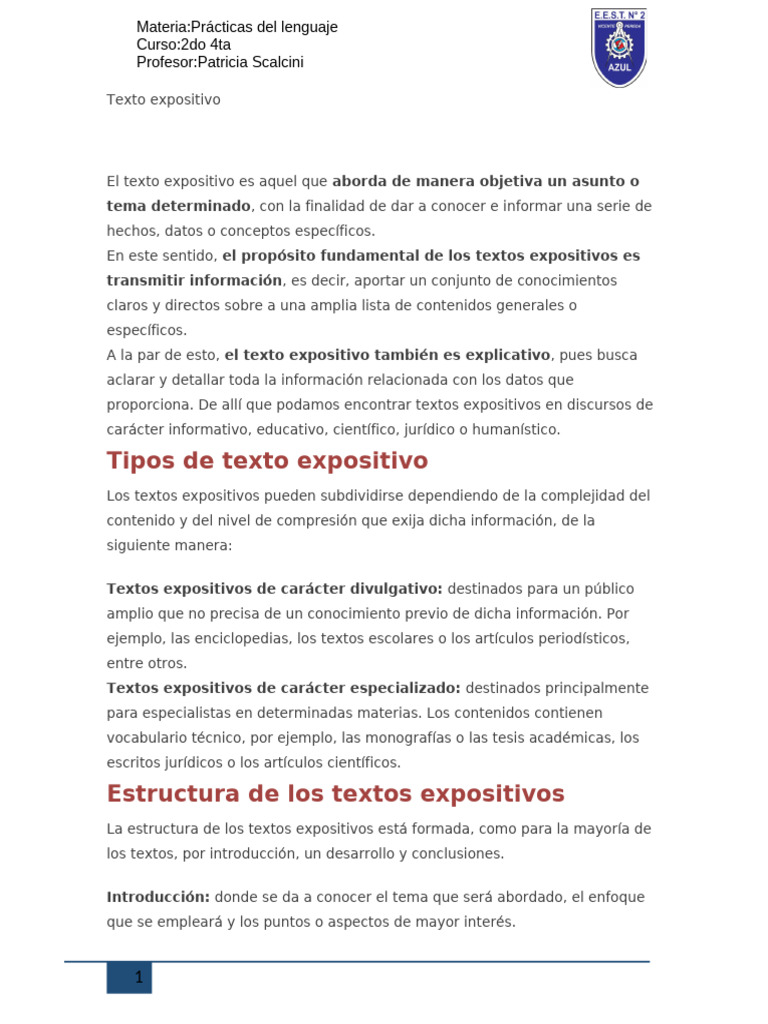 Actividad 3 Texto Expositivo | PDF | Residuos | Publicación Académica