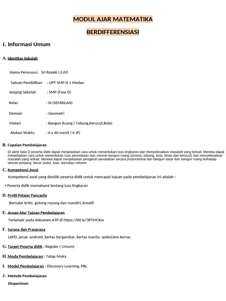 MA B.Ruang Lengkung 9 Sri | PDF
