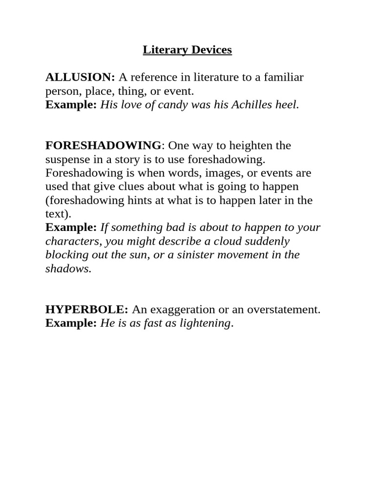 Literary Devices 2D | PDF | Irony