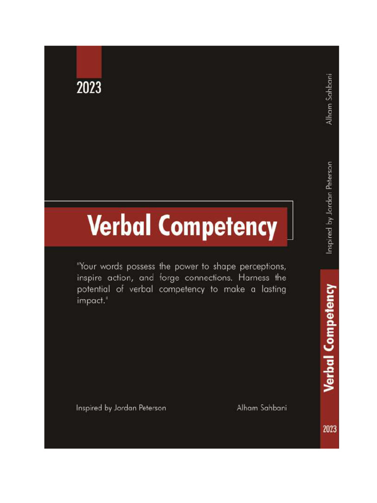 Verbal Competency | PDF | Nonverbal Communication | Communication