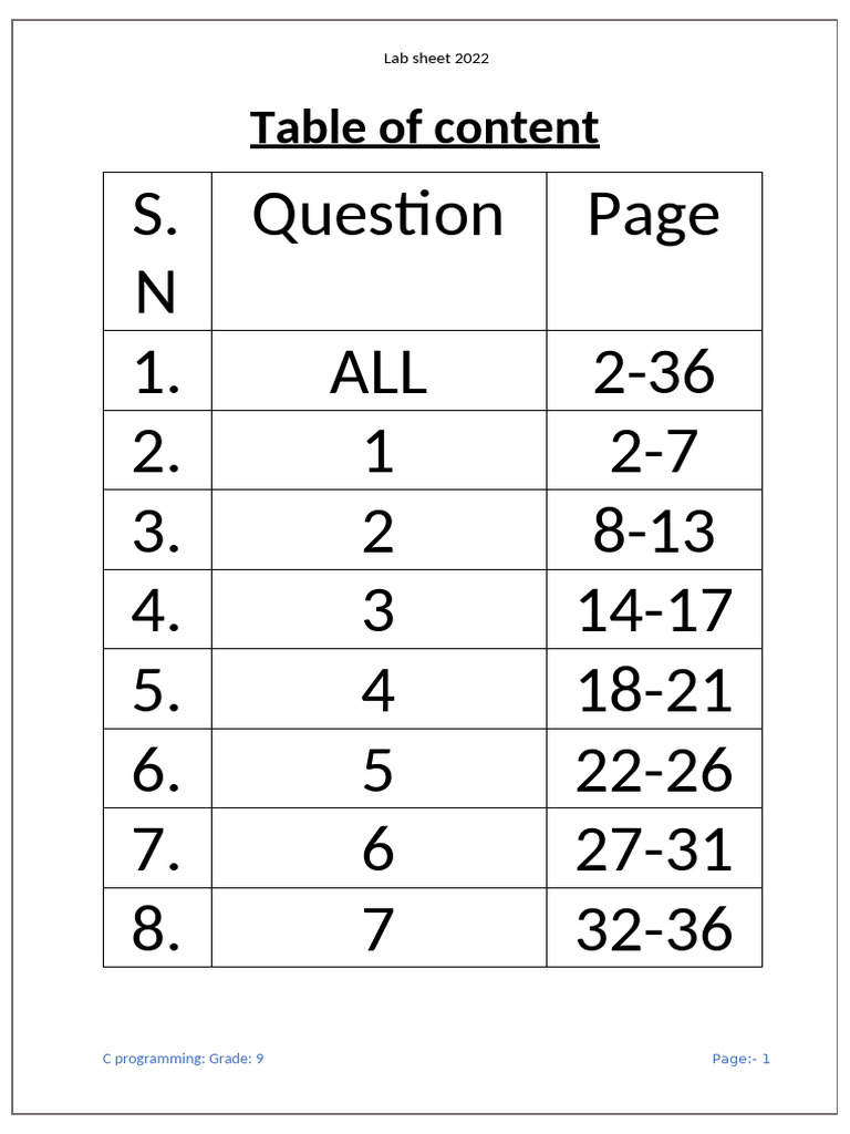 Lab Sheet 4 | PDF | Algorithms | Computer Program Lab Sheet 4 | PDF | Algorithms | Computer Program