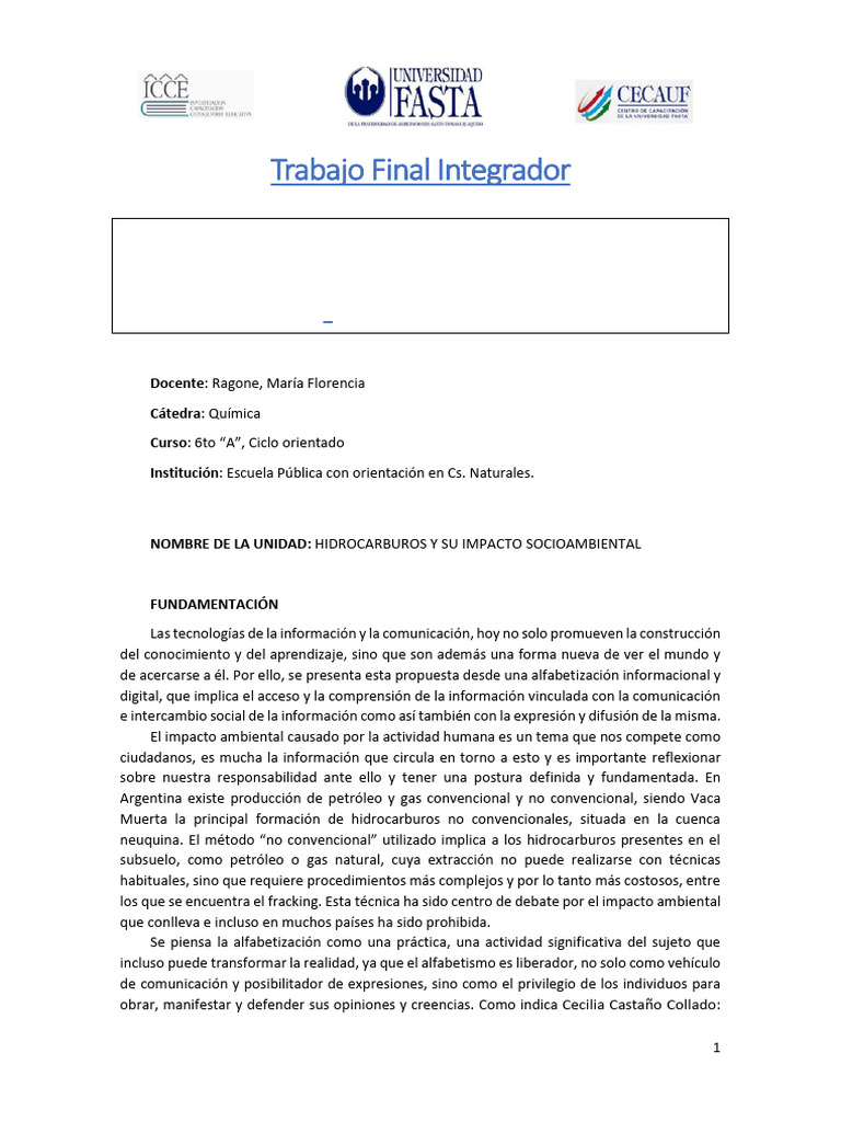 Ragone Maria Florencia - Evaluacion Dsad | PDF | Evaluación | Literatura
