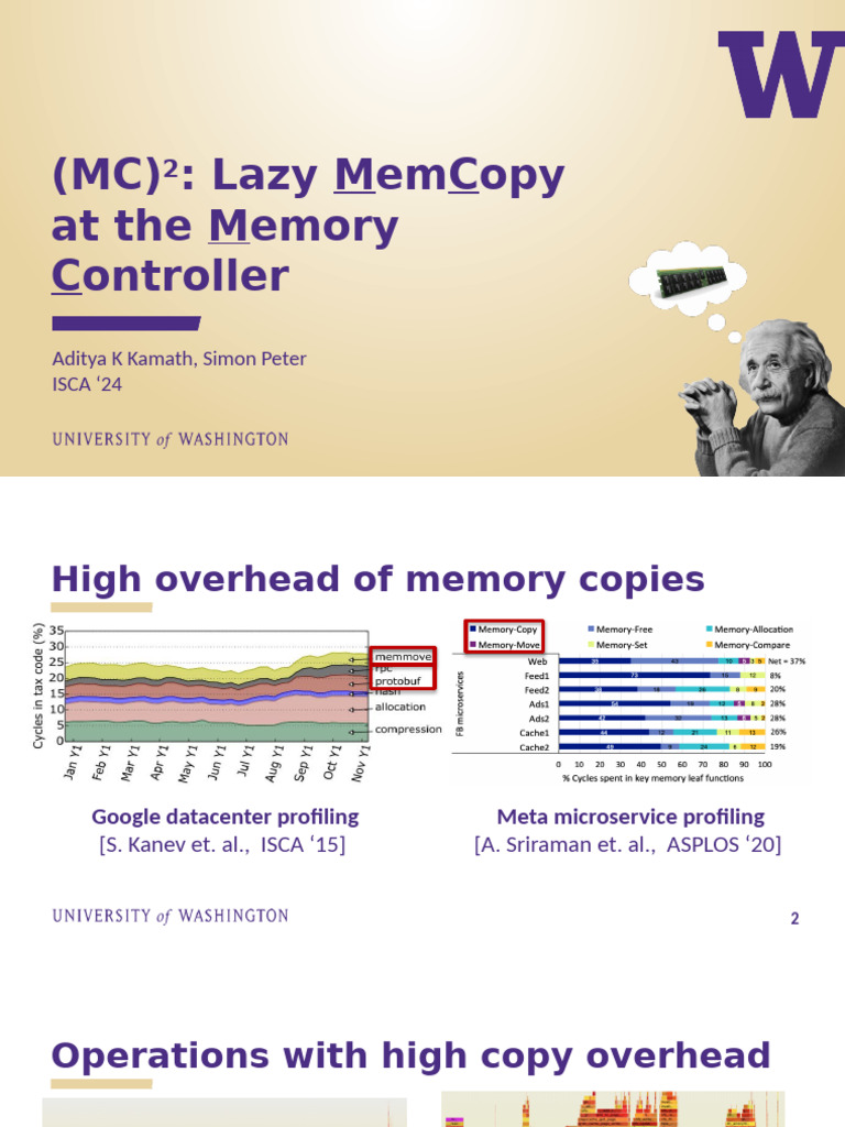 ISCA24 MCSquare | PDF | Cpu Cache | Computer Engineering