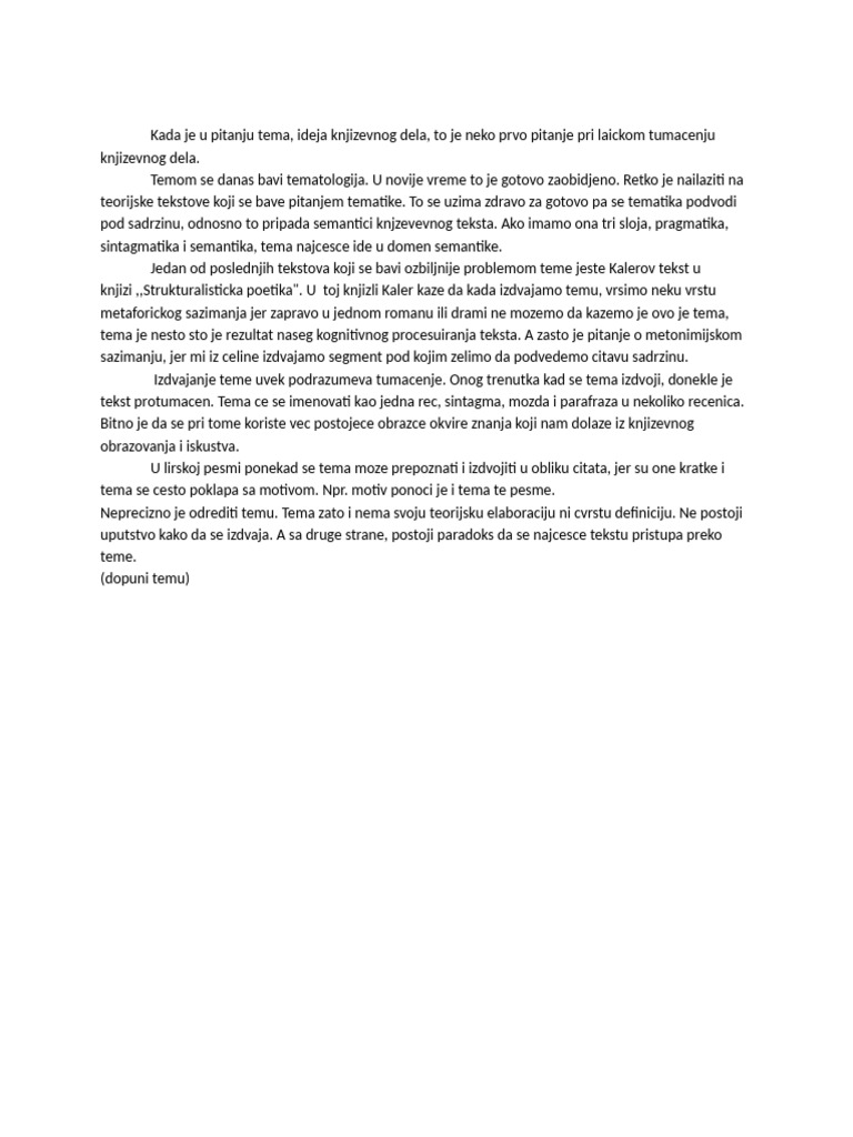 Tema | PDF