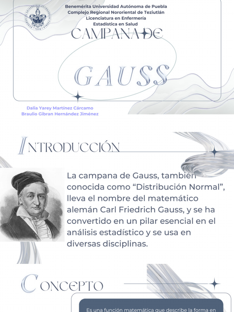 Presentación CAMPANA DE GAUSS | PDF