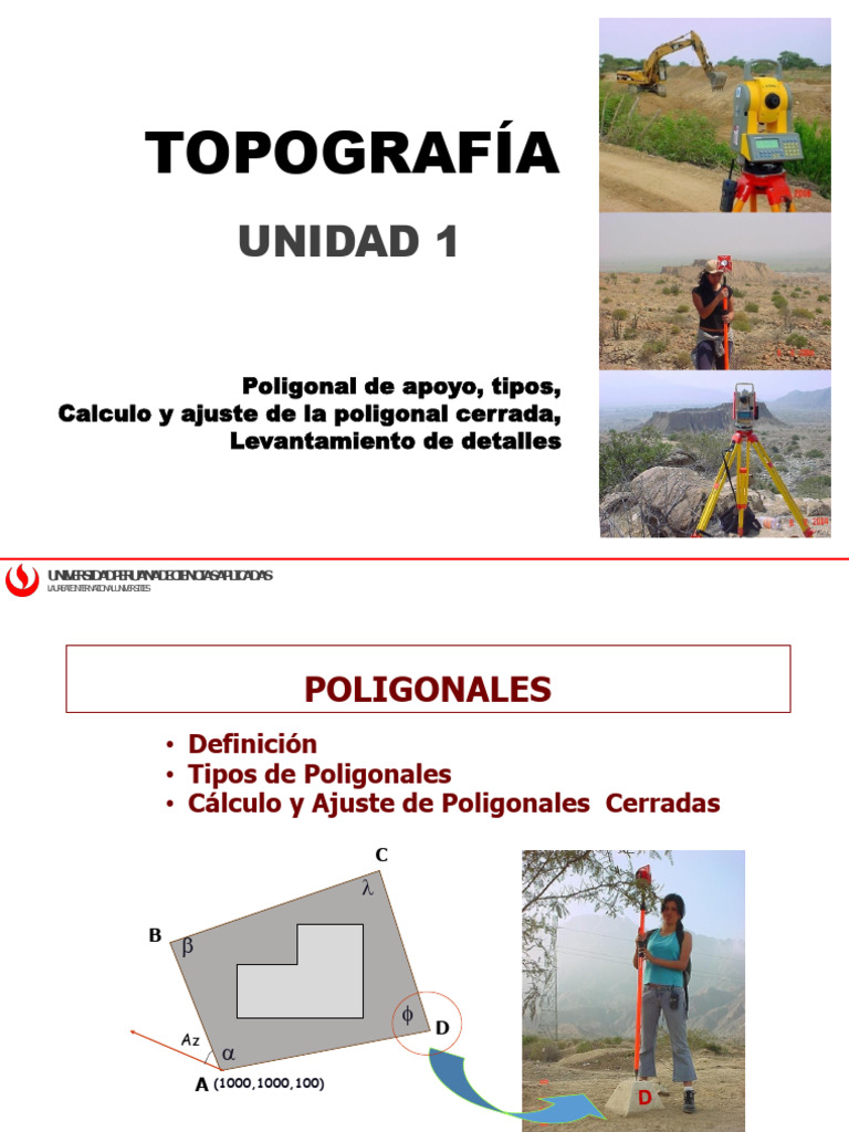 Sesión 3 - Poligonal de Apoyo - Calculo y Ajustes de Una Poligonal ...