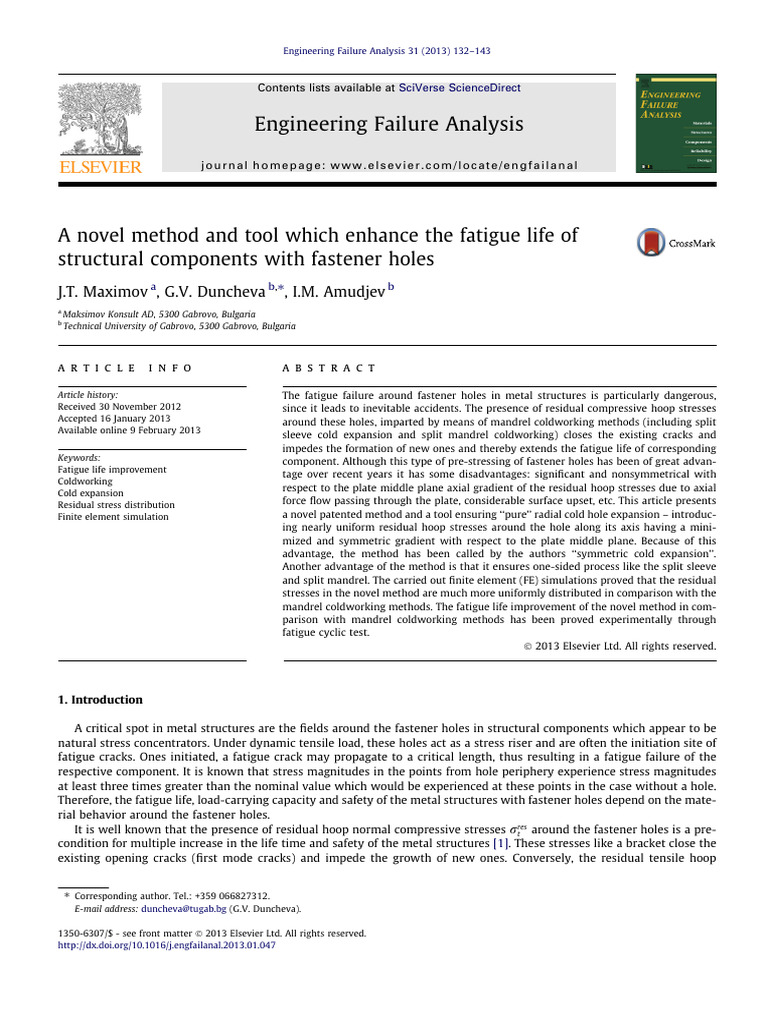 A Novel Method and Tool Which Enhance The Fatigue Life - 2013 ...
