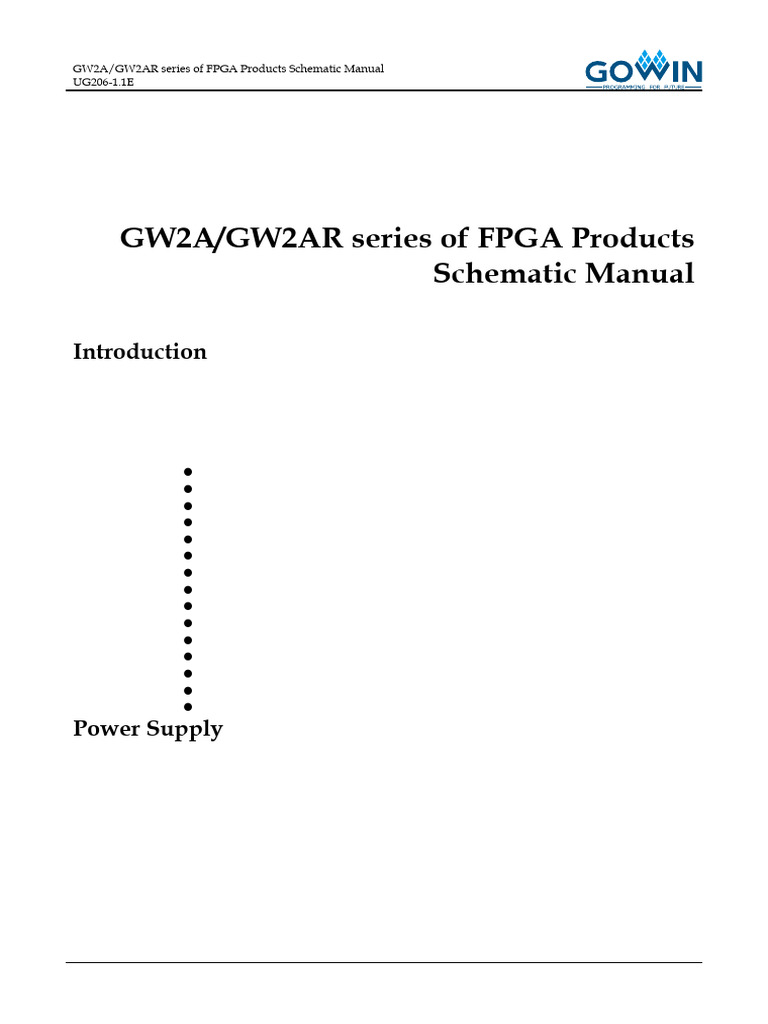 UG206-1.1E GW2A (R) Series of FPGA Produc-1830688 | PDF | Field Programmable Gate Array ...