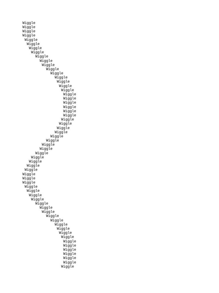 Repetitive Patterns of "Wiggle" | PDF