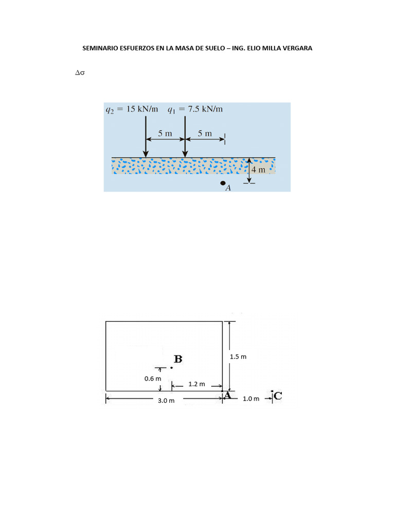 Problemas Esfuerzos en La Masa de Suelo | PDF