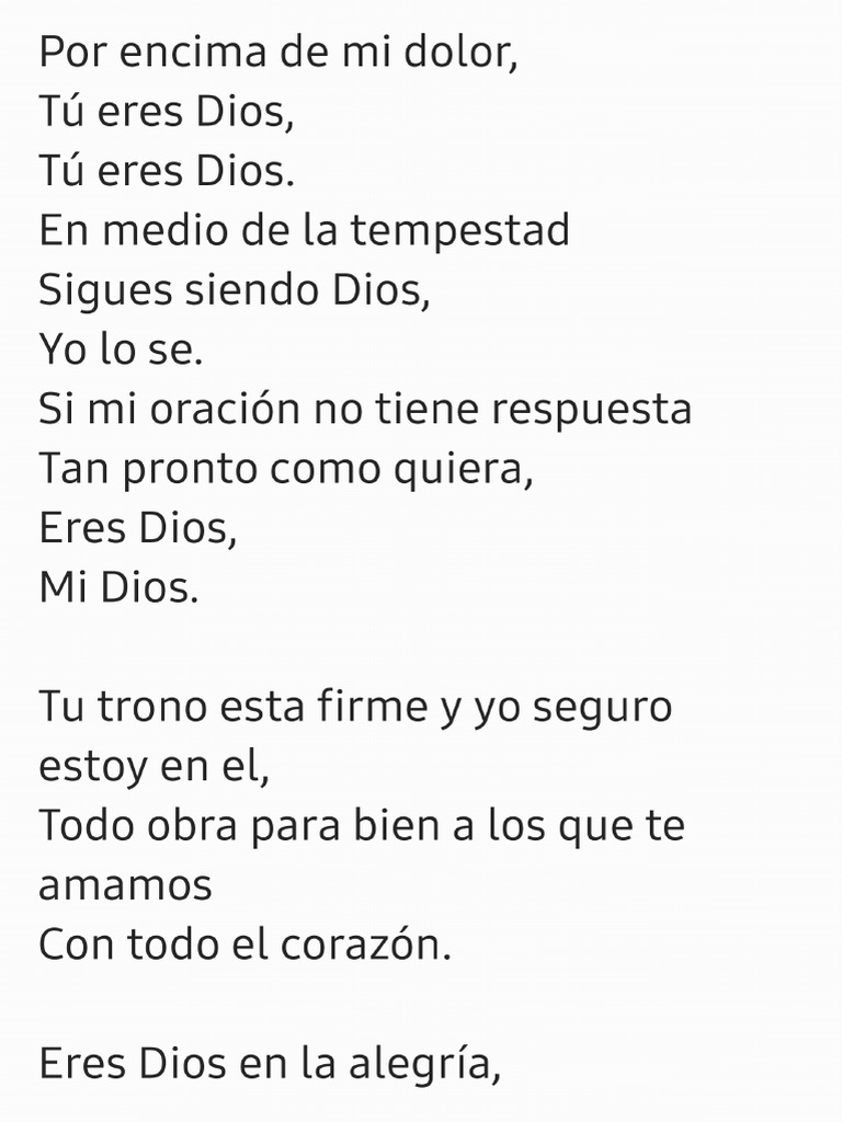 Tu Eres Dios - 240430 - 135743 | PDF