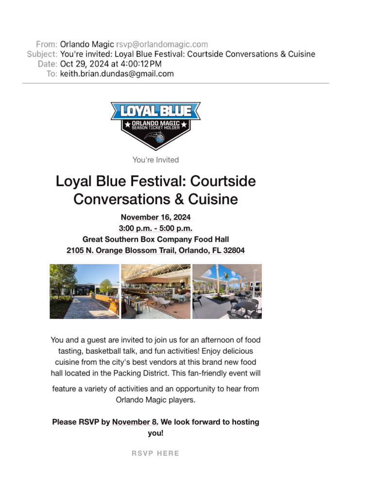 Loyal Blue Festival Invitation 2024 | PDF