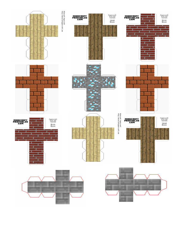 Figuras de Minecraft | PDF