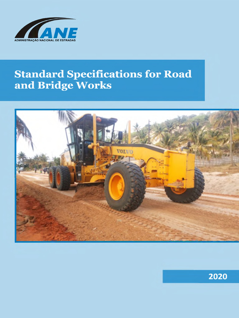 Standard Specifications For Road and Bridge Works | PDF | Road | Road ...