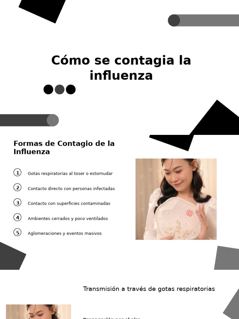 Formas de Contagio de Influenza | PDF