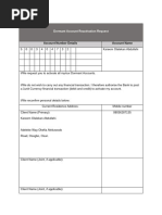 Dormant Account Reactivation Form | PDF | Finance & Money Management