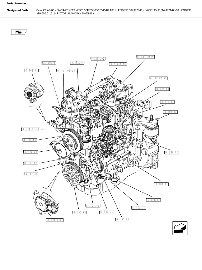 CASE SR200 (Built From 04-2011 To 12-2015) - Engine Catalogue - FPT ...