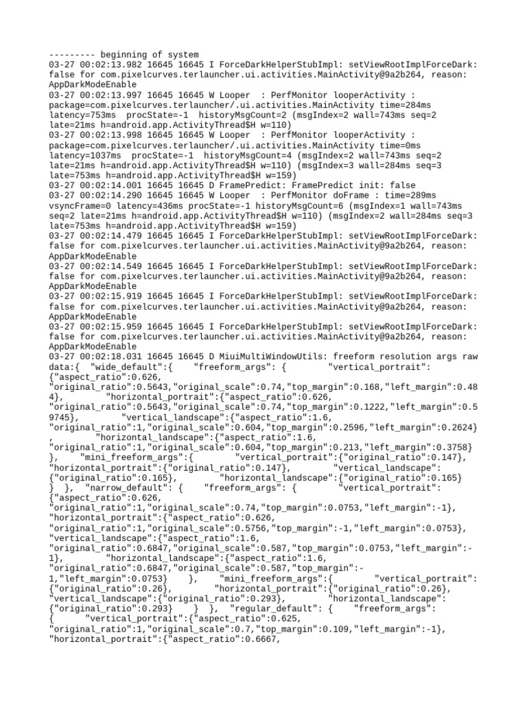 log | PDF | String (Computer Science) | System Software