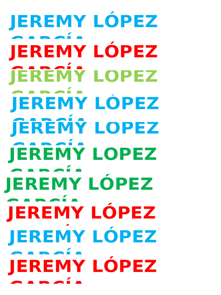 Jeremy López García Profile | PDF