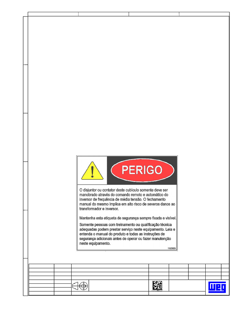 Especificação de Cubiculo de Entrada MVW - 10002111706 - r01 | PDF ...