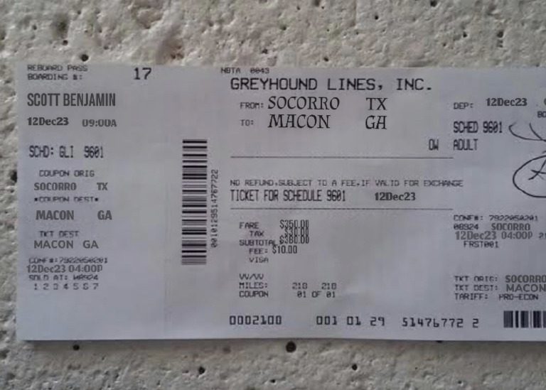 Bus Ticket PDF | PDF