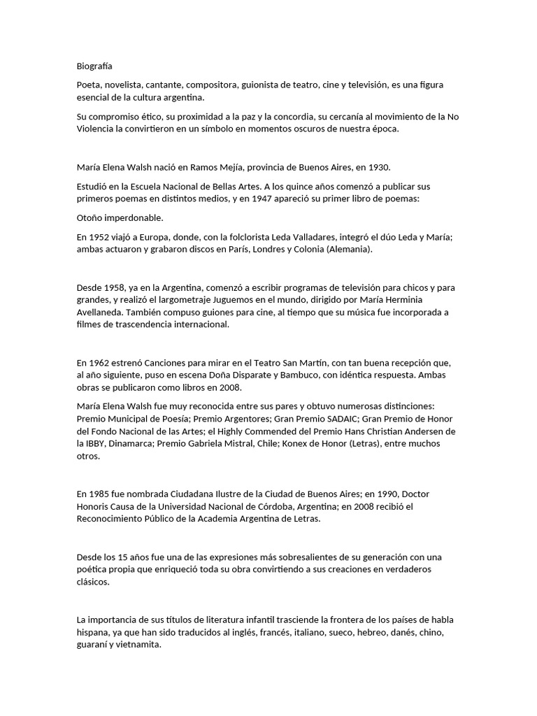 Biografía MEW | PDF