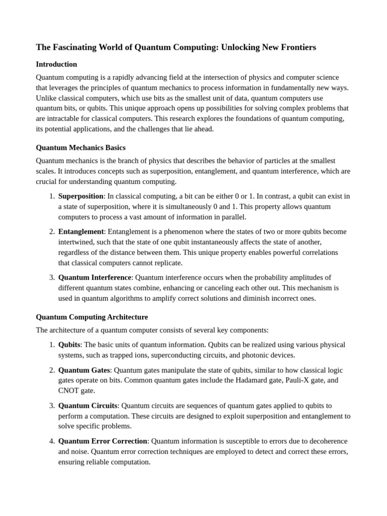 Untitled 4 | PDF | Quantum Computing | Applied Mathematics