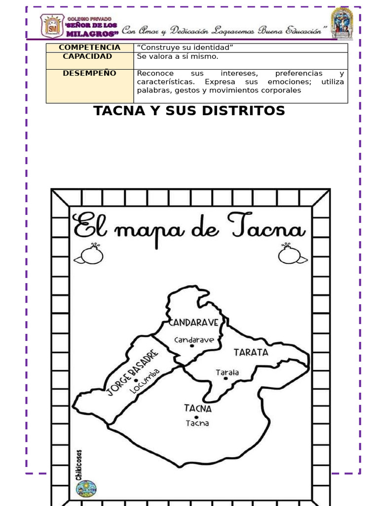 Tacna y Sus Distritos | PDF