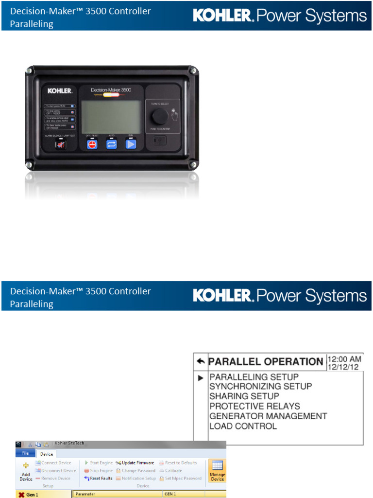 Dec 3500 Paralleling 2015 - Classroom | PDF | Control Theory | Electric ...