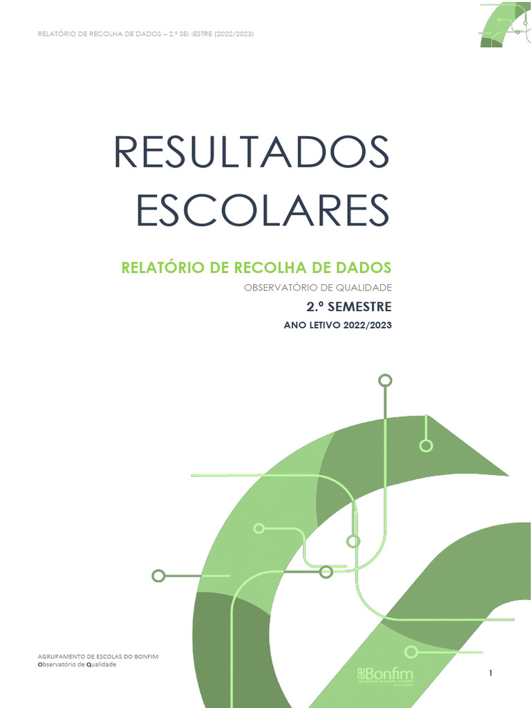 OQ Relatorio2.OS 22 23 Versao Final Setembro | PDF | Ensino médio | Portugal