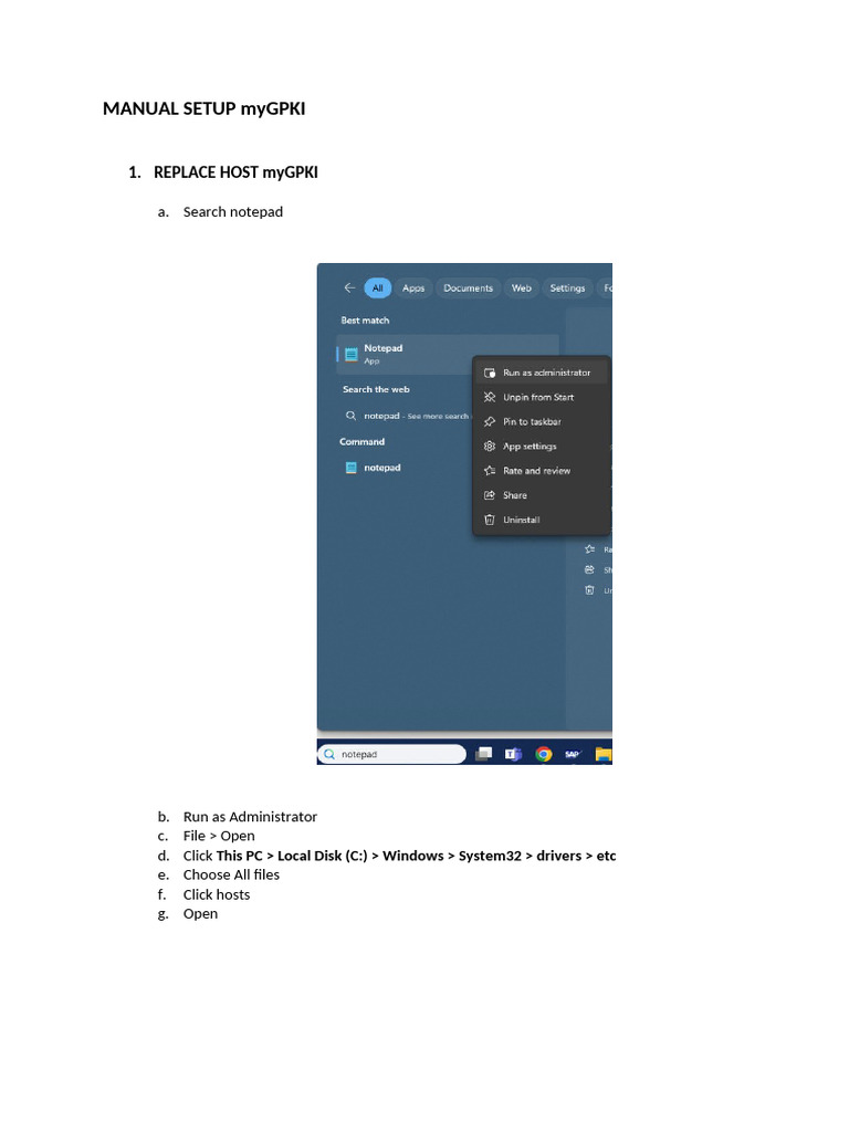 Manual Setup Mygpki | PDF