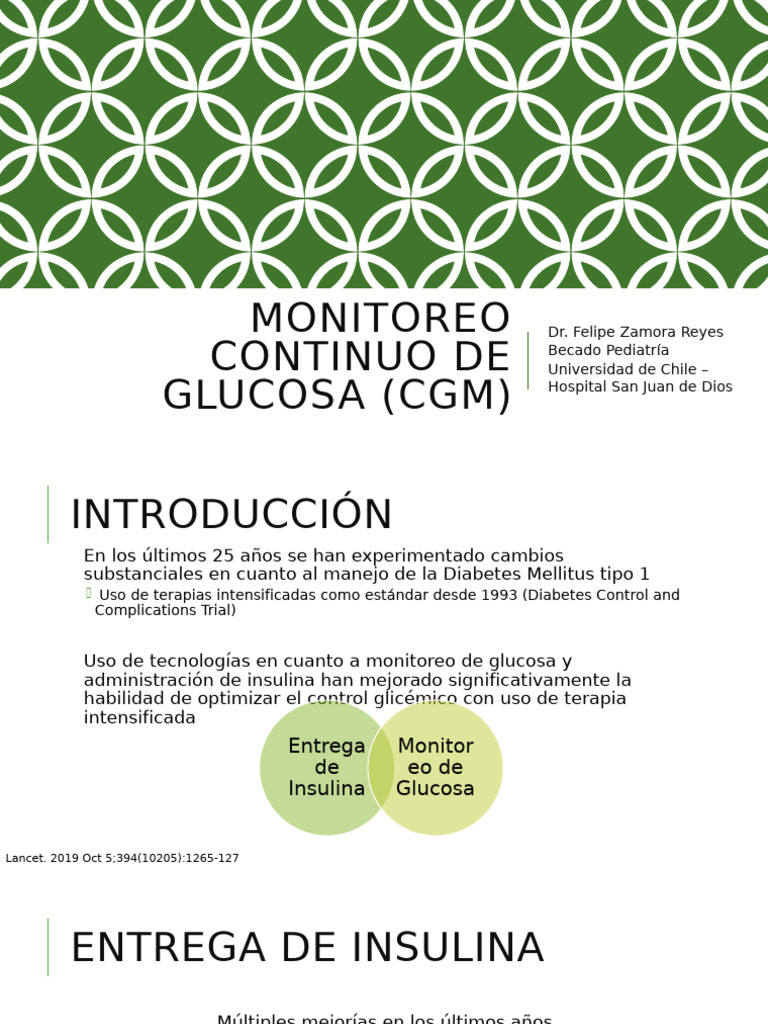 Monitoreo Continuo de Glucosa en DM1 | PDF | Diabetes | Hipoglucemia