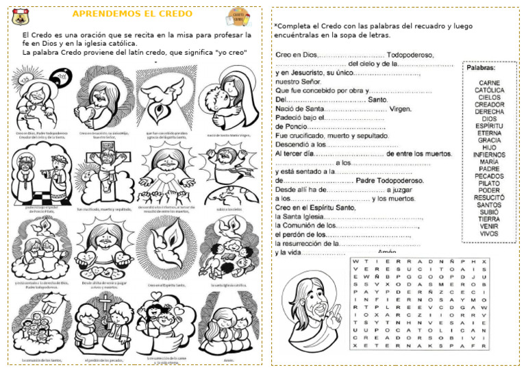 Actividades para Aprender el Credo | PDF