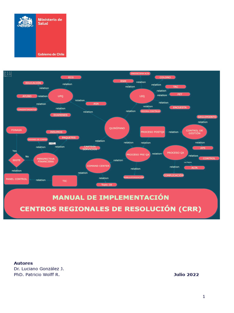 Manual Implementación CRR | PDF | Hospital | Tecnología de información y comunicaciones