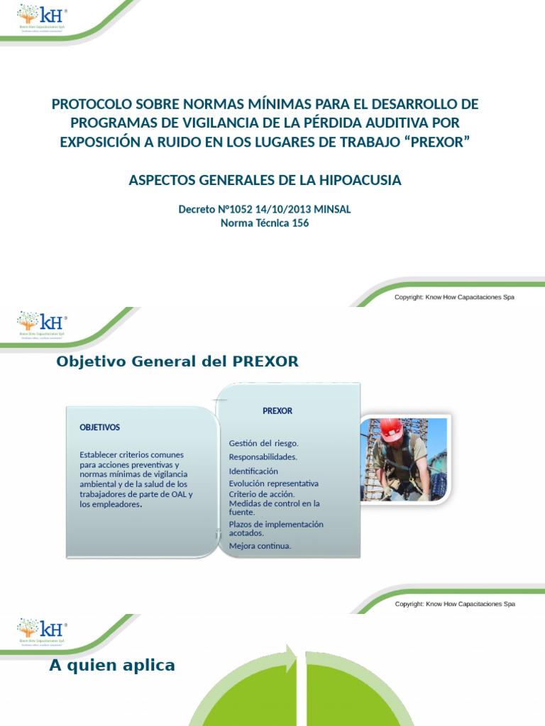 Protocolo PREXOR: Vigilancia Auditiva Laboral | PDF | ruido | Business