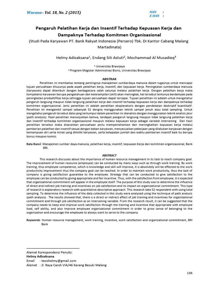 Path Analisis Contoh | PDF