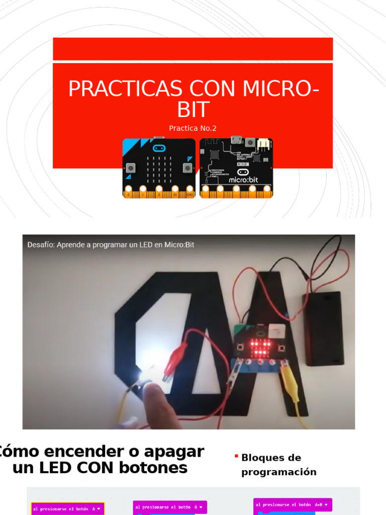 Practicas Con Micro-Bit 1 | PDF Practicas Con Micro-Bit 1 | PDF