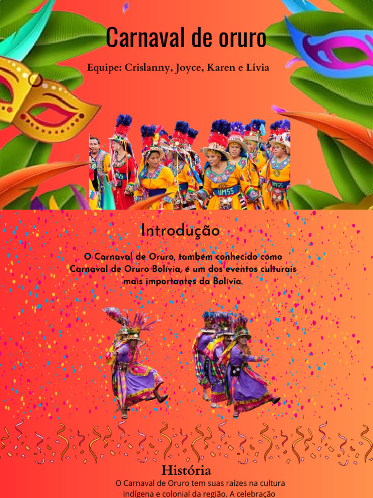 Carnaval de Oruro: Cultura e Tradição | PDF