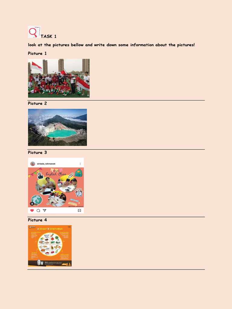 Captions Worksheet | PDF