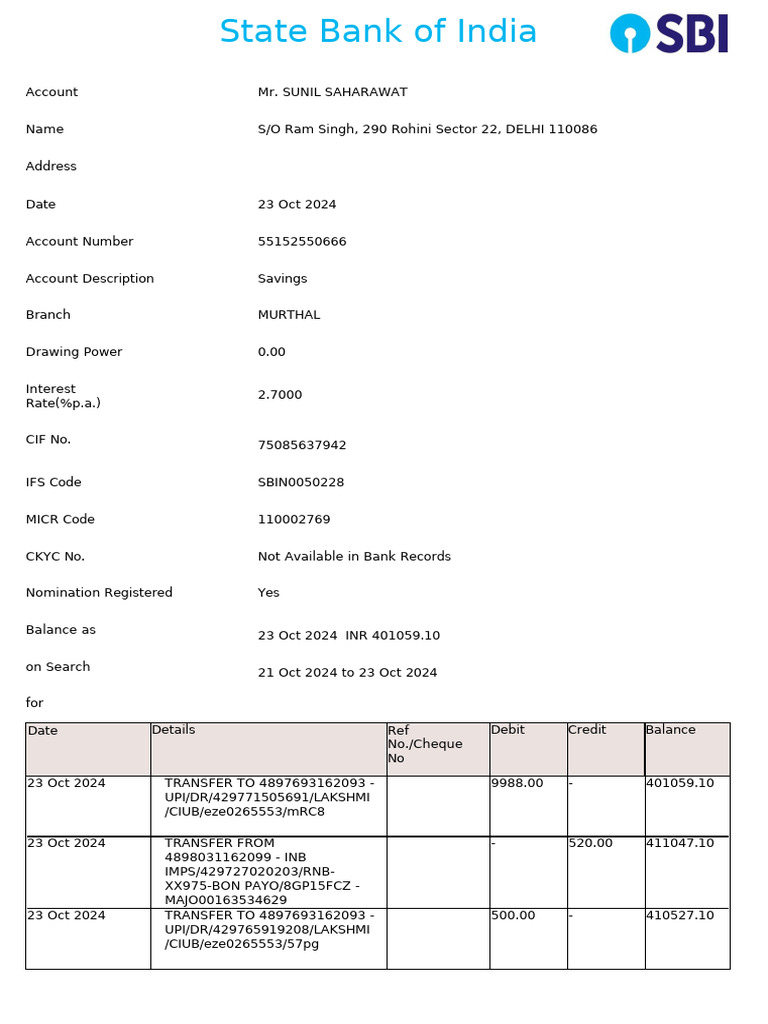 0666 23102024084250 Unlocked | PDF | Debit Card | Cheque