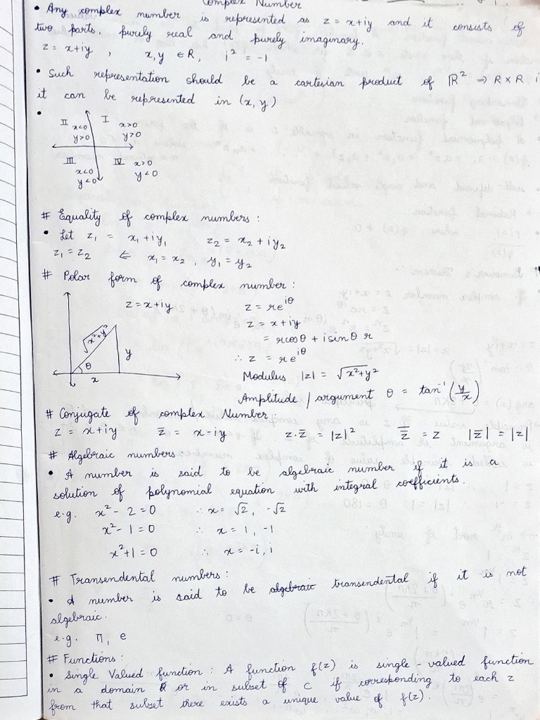 Complex No | PDF