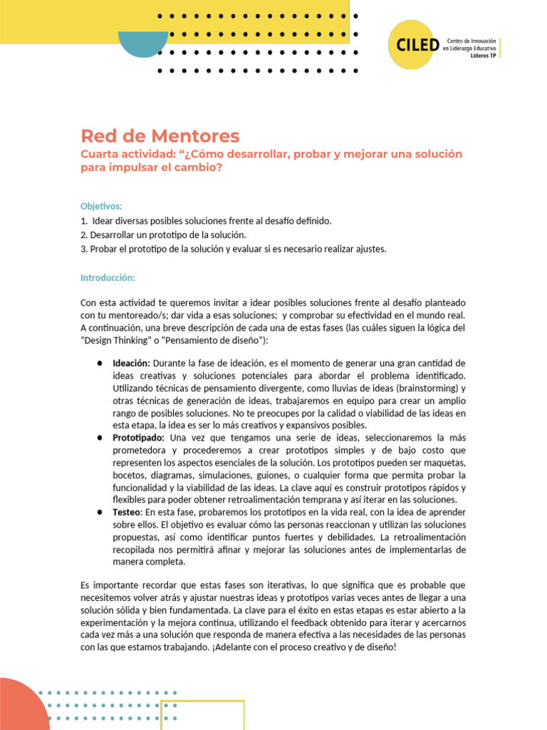 Cuarta Actividad | PDF | Evaluación | Enseñando