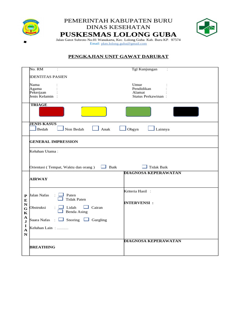 Pengkajian Ugd | PDF