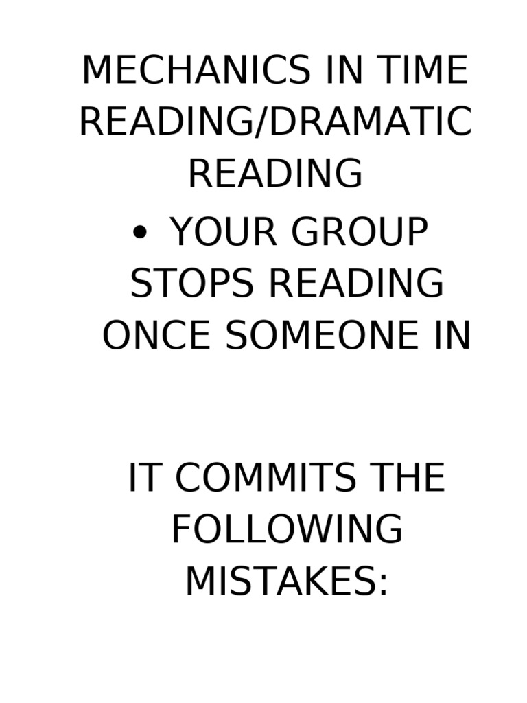 Mechanics in Time Reading | PDF