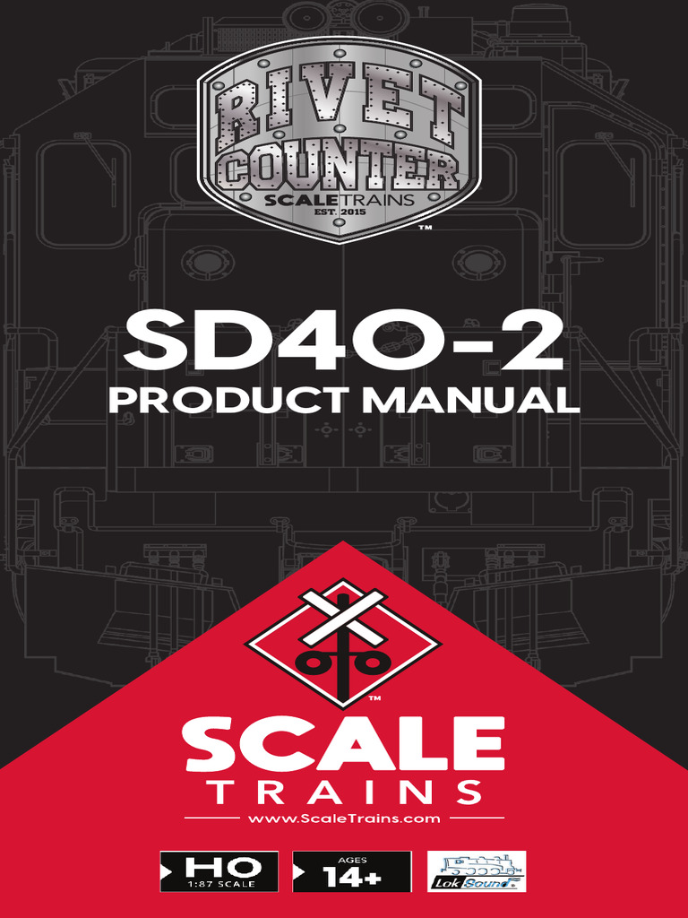 SD40 2 LOCOMOTIVE MANUAL Web | PDF | Bearing (Mechanical) | Manufactured Goods