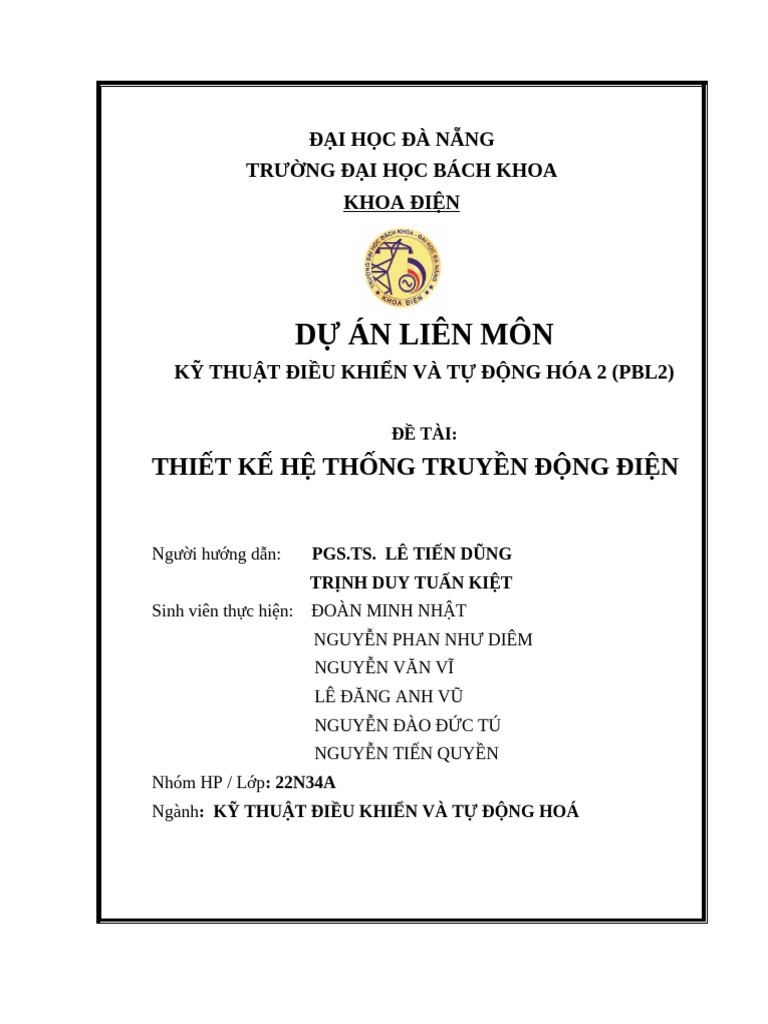 Nhóm 9 - PBL2 | PDF